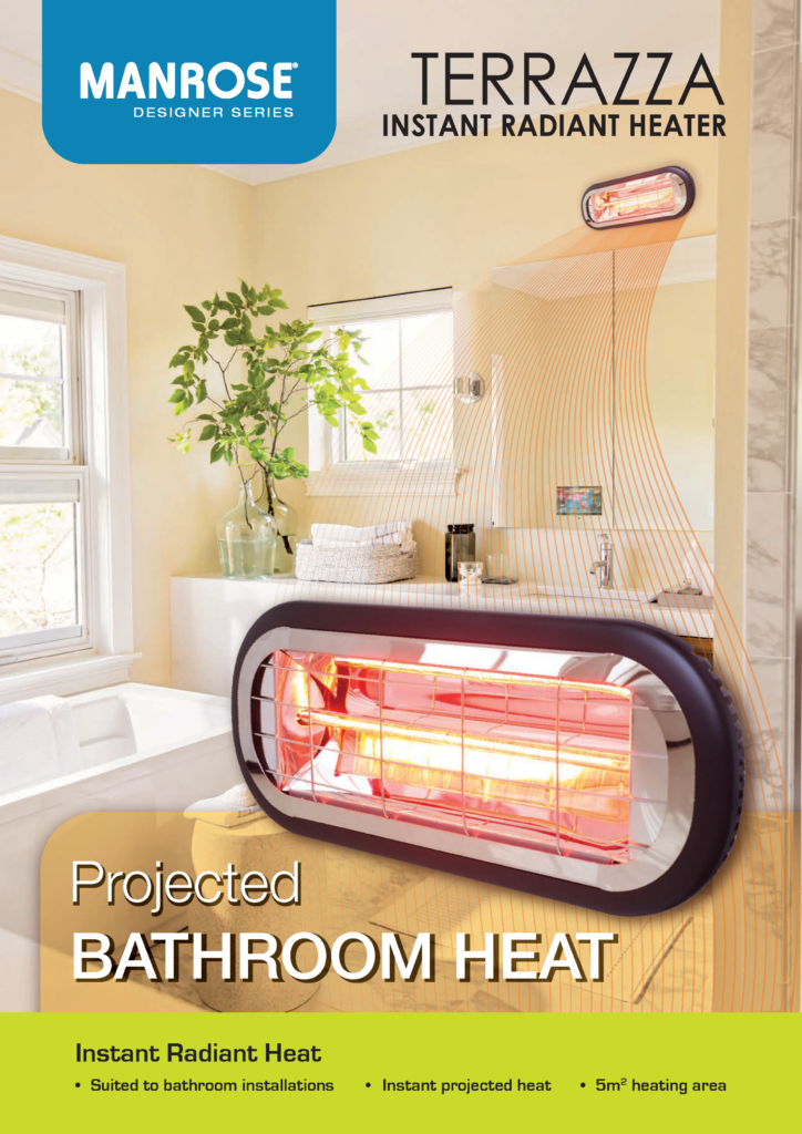 PUB1696 2203 Manrose Terrazza 1000W Instant Radiant Heater Brochure ...